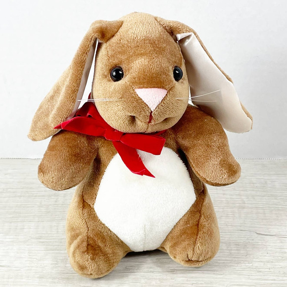 Rabbit Ears | Toys | Vintage Rabbit Ears Bunny Rabbit Plush Stuffed Animal 9 985 Pink Satin Ears ...